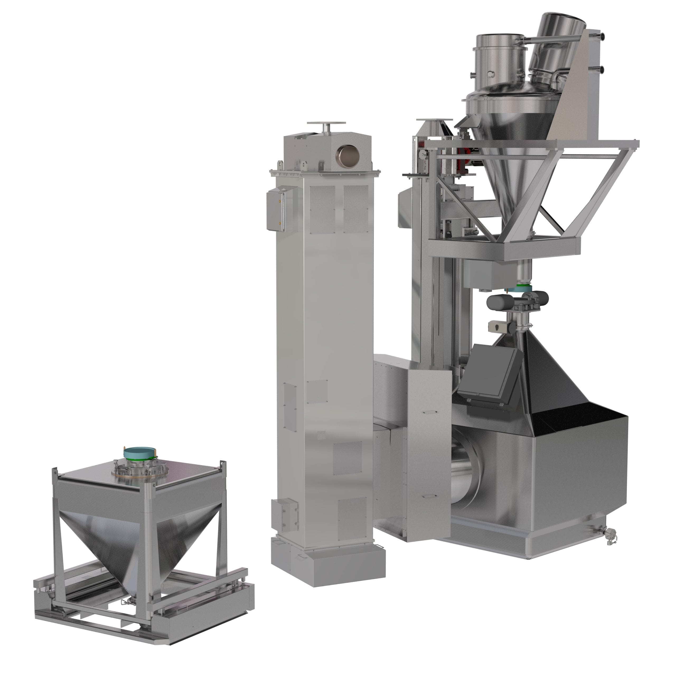 Efficient IBC Blender for Powder Handling | Custom Powder Systems